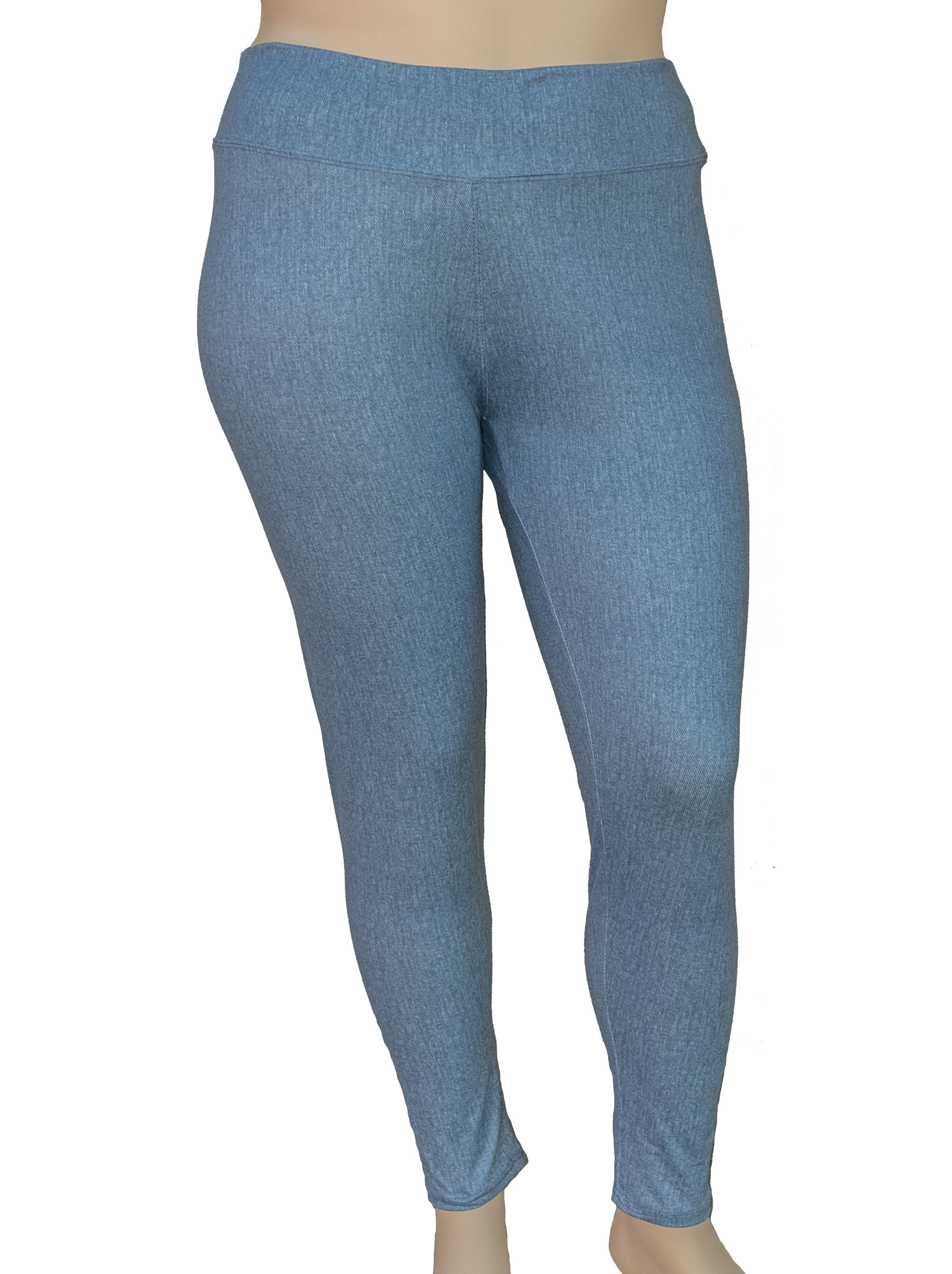 Stylzoo Plus Size Women's Ankle High Comfort Stretch Leggings Yoga ...