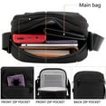 Tinyat Men Shoulder Bag 9 Pockets Sling Bags Waterproof Messenger ...