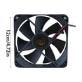 120mm 12V Computer Cooling Fan Square Frame Brushless DC Power Supply ...