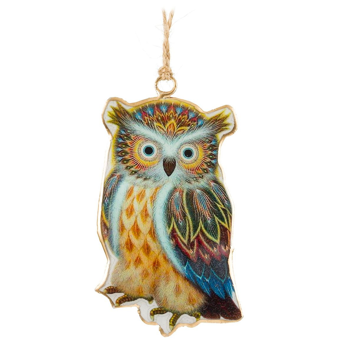 Set of 4 Small Colourful Owl Ornament - Walmart.com