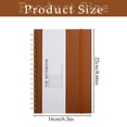 2026 A5 Weekly Monthly Planner Pink Leather Hardcover Diary with 200 ...