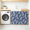 Beige Ferns Cabinet Curtains for Kitchen 10"W x 11"L, Marine Plants ...