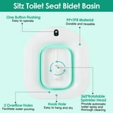Moclever 47oz Foldable Electric Sitz Bath, over The Toilet Sitz Bath ...