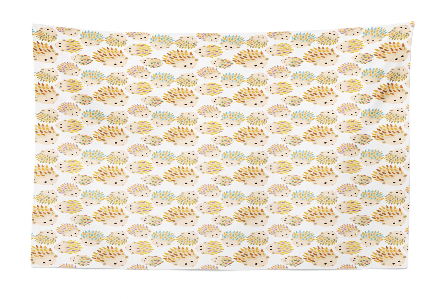 Piglet Tapestry, Pig Silhouettes Playing Around on a Background of ...