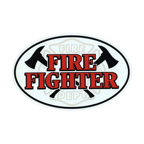 Magnetic Bumper Sticker - Fire Fighter (Fire Department, Fire Rescue ...