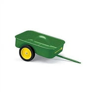 John Deere Kids Ride-On Pedal Trailer Toy with John Deere Graphics ...