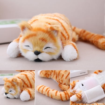 Kids Electric Simulation Cats Plush Toy Kittens Roll Cats Electric ...