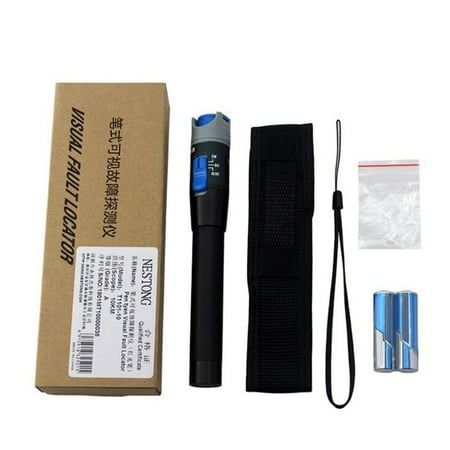 10mW 10KM Visual Fault Locator Fiber Optic Laser Cable Tester with 2 ...