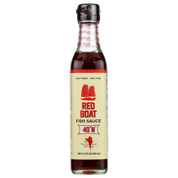 Red Boat Fish Sauce 6 x 8.45 oz Pure Anchovy and Sea Salt Fermented in ...
