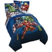 Marvel Avengers Superhero Kids Comforter - 4 Piece Twin Bed Set, 100% ...