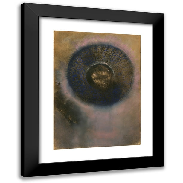 Odilon Redon 11x14 Black Modern Framed Museum Art Print Titled - Head ...