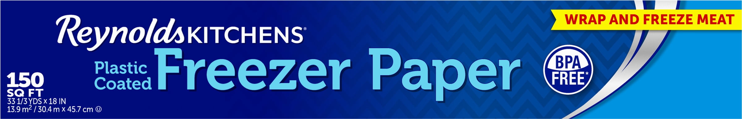 Reynolds Plastic Coated Freezer Paper, 150 sf - Walmart.com