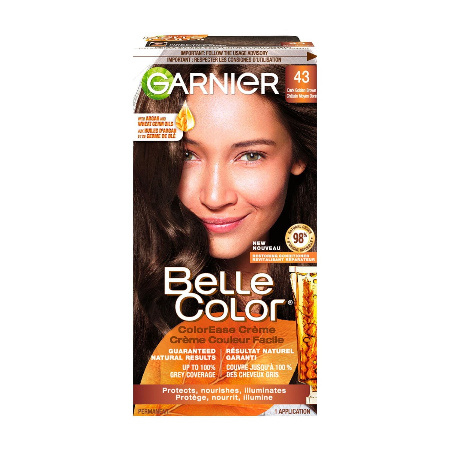 Click here for Garnier Belle Color Permanent Hair Dye  43 Dark Go... prices