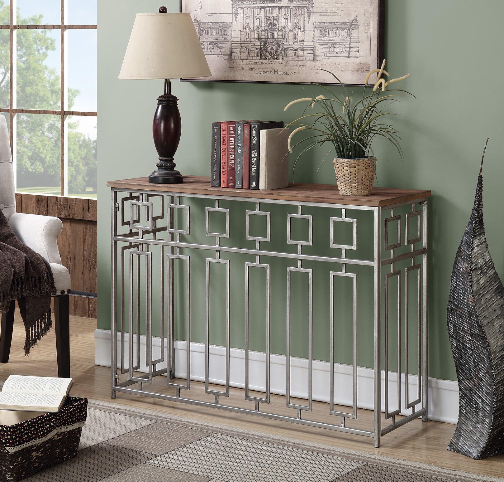 Convenience Concepts Gold Coast Times Square Console Table - Walmart.com