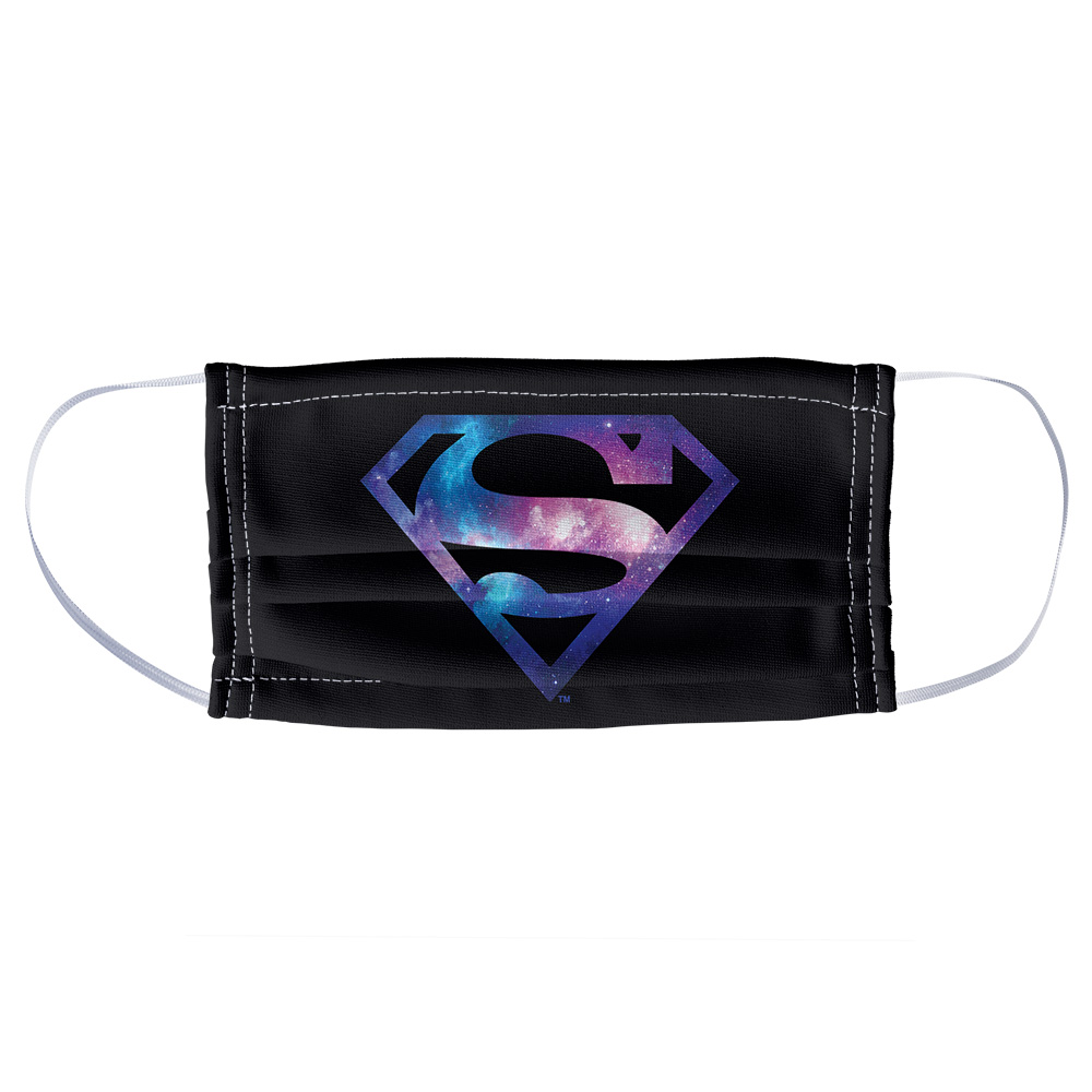 Superman Galaxy Shield 1-Ply Reusable Face Mask Covering, Unisex ...
