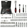 Mechanics Tool Set Metic, 95PCS Socket Wrench Set with 1/2" & 1/4 ...