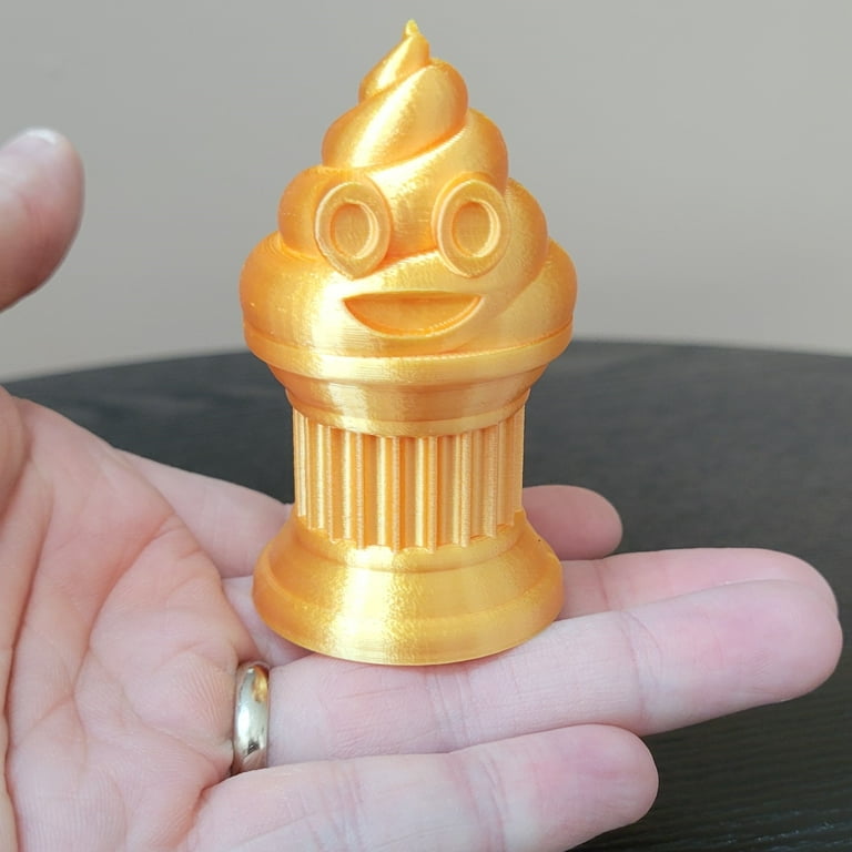 Fake Poop Rainbow Poop Emoji Trophy - 6 Inch Funny Award Handmade 3D ...