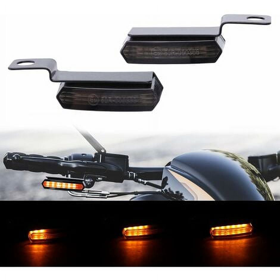 Mini LED intermitente para motocicleta, de aluminio, para manillar de ...