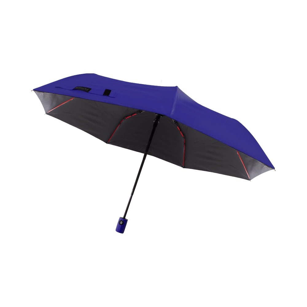 Paraguas Sombrilla De Bolsillo Liso Azul Rey Automático Importadora La ...