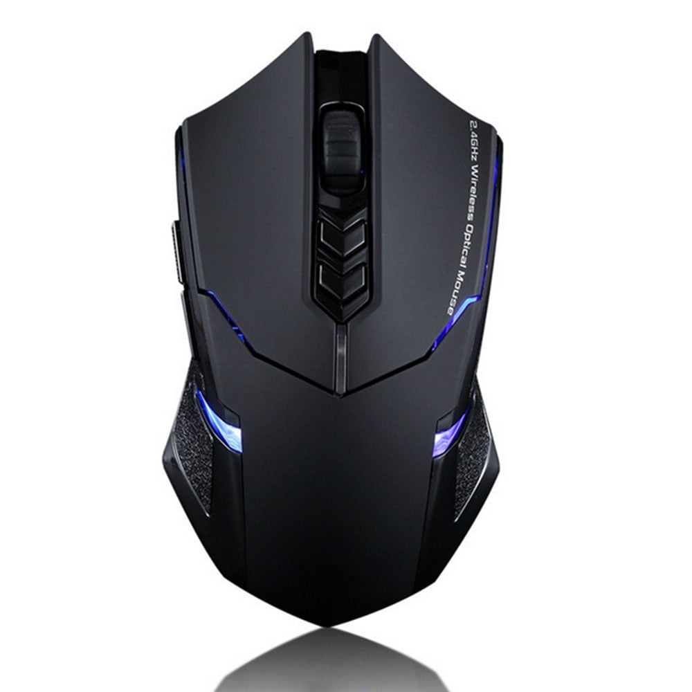 Peroptimist Wireless Gaming Mouse with Ergonomic Grips 7-Button Design ...