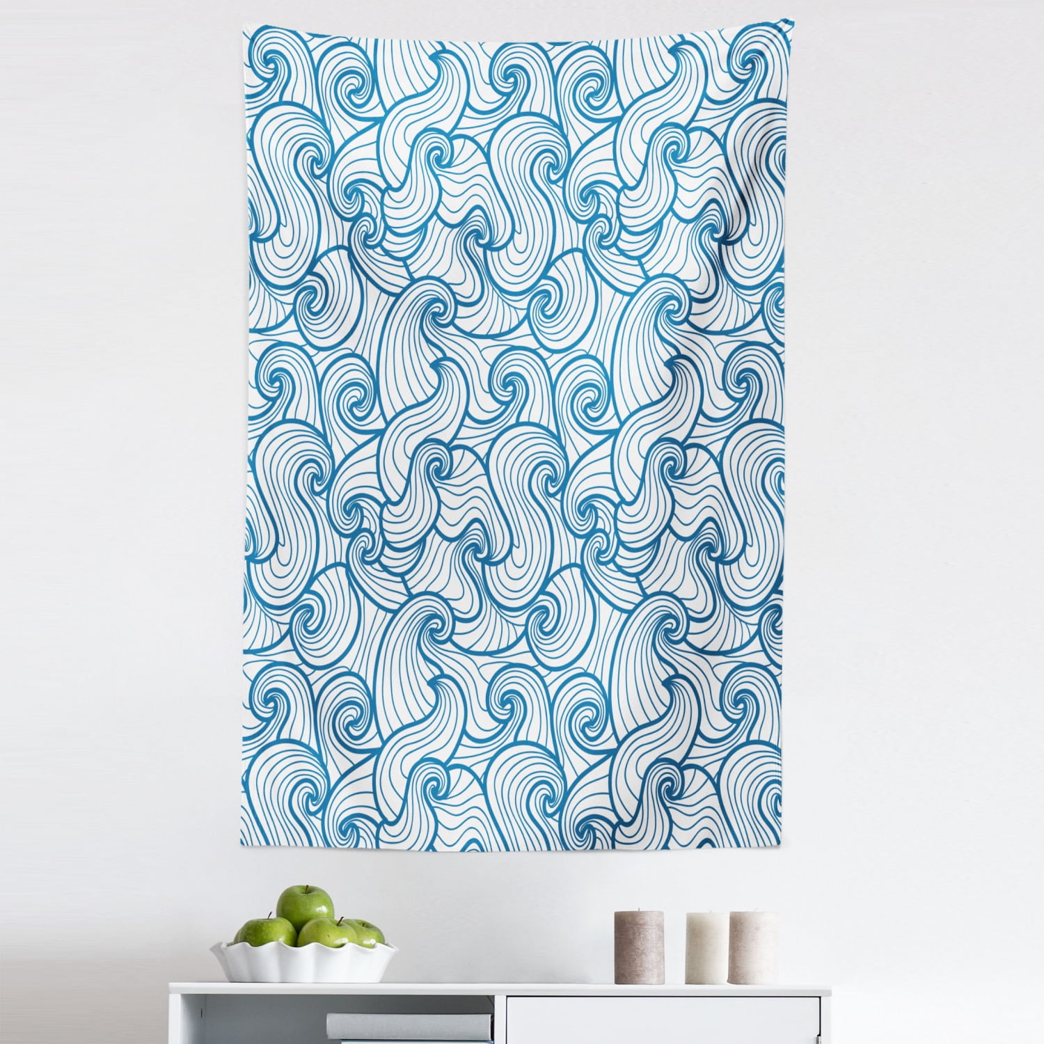 Abstract Tapestry, Composition of Spiraling Waves in Monotone Style ...