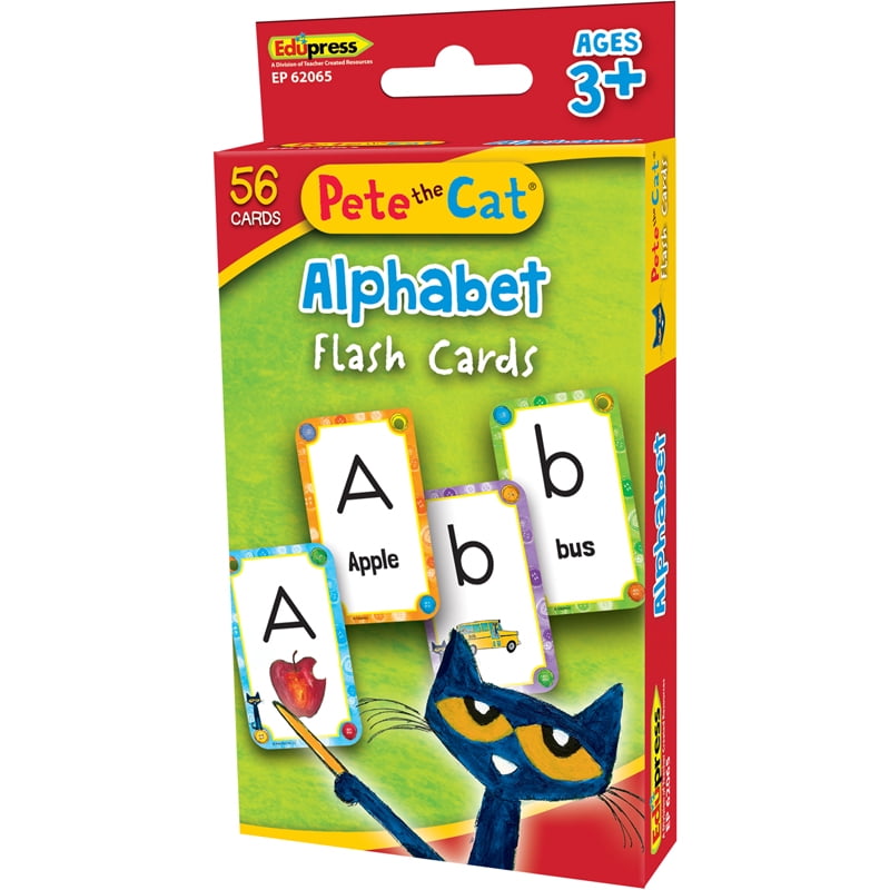 Pete the Cat Alphabet Flash Cards | Bundle of 10 Each - Walmart.com