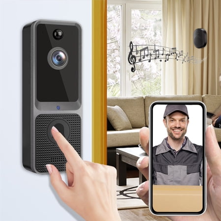 SuoKom Smart Video Doorbell,Smart Wireless Remote Video Doorbell ...