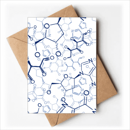 Blue Checal Molecular Structure Greeting Cards You are Invited ...