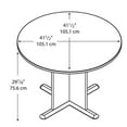 Bush Business Furniture Series A-C 42 Inch Round Conference Table in ...