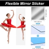 Acrylic Easel Mirror 12" x 18" Slant Back Lightweight Plexiglass ...