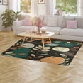Floral Pattern Design Carpet Rug for Living Room Bedroom Rug Non-Slip ...