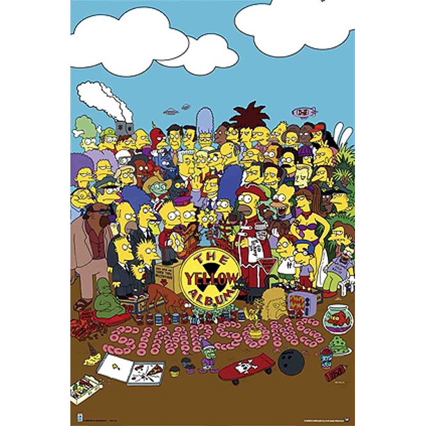 Simpsons The Yellow Album/Hfe Poster (24 x 36) - Walmart.com
