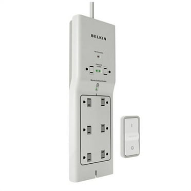 Belkin 12 Outlet Home and Office Surge Protector with 8ft Power Cord ...