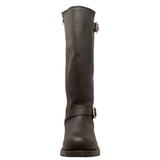 Men's 16" Engineer Zipper Biker Boot Black - Walmart.com