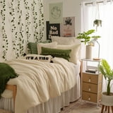 Dormify Twin/Twin XL Comforter & Sham Set, Juliette Eyelash, Light Ivory, Cotton Blend - Walmart.com