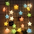 1pc LED Star String Lights - Space-Themed Indoor Decorative Lighting ...