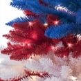 5 ft. Pre Lit Clear Incandescent Patriotic American Tree - Walmart.com