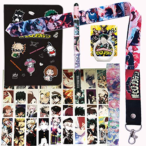 My Hero Academia Notebook Set - 1 MHA Notebook, 30 Postcards, 1 Pen, 1 ...