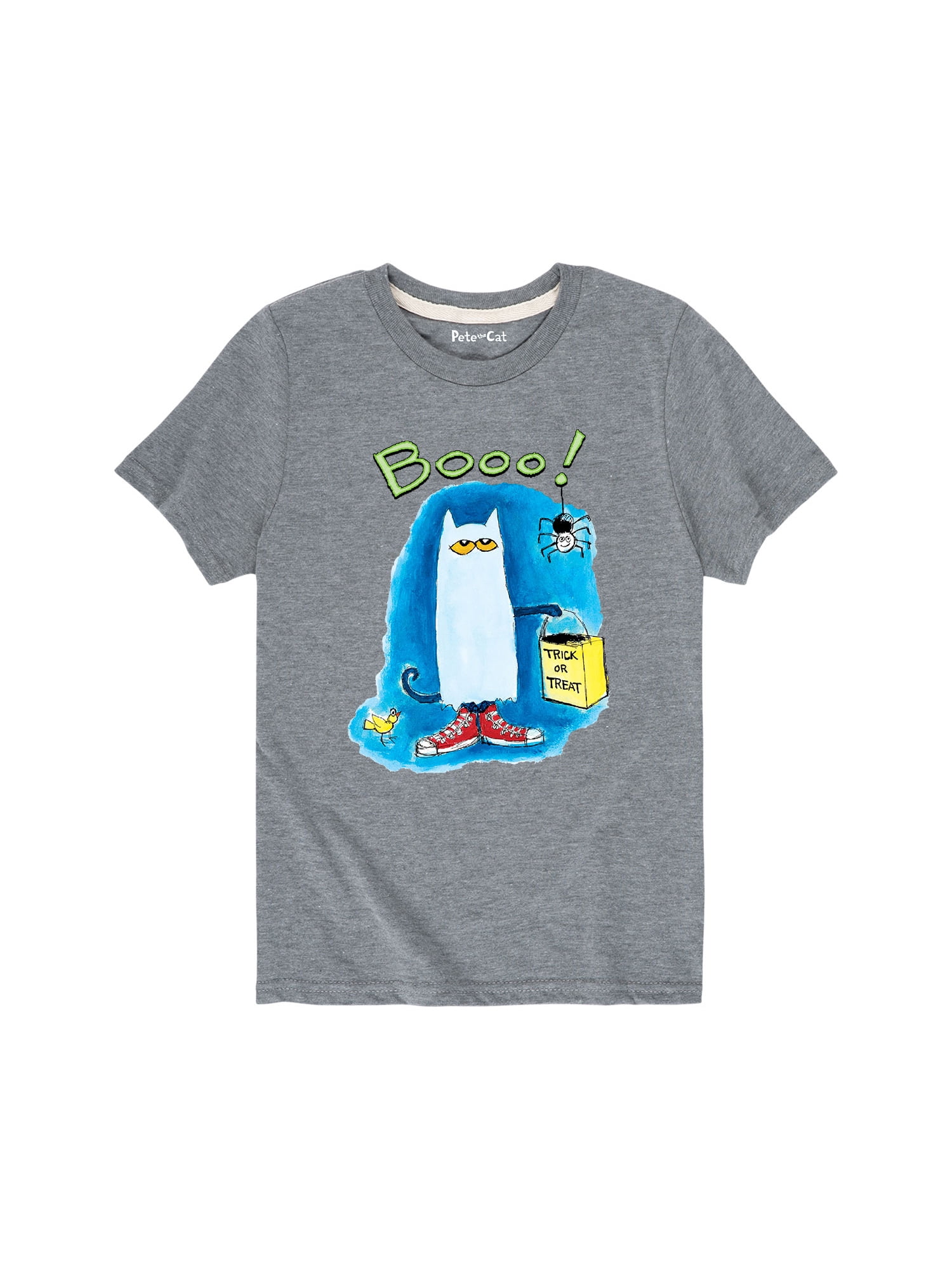 Pete The Cat - Boo! - Youth Short Sleeve Graphic T-Shirt - Walmart.com