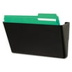 Universal Wall File, Add-on Pocket, Plastic, Black -UNV08122 - Walmart.com