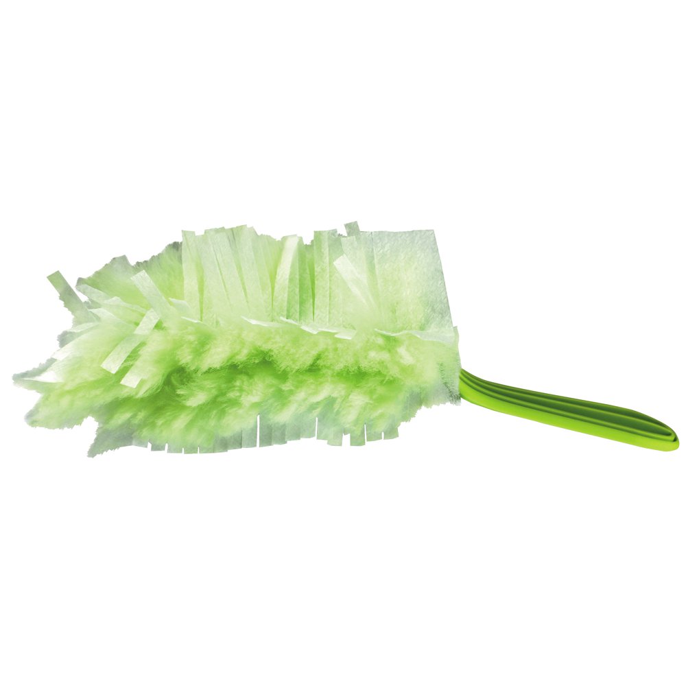 Butler Dustall Dusters, Nylon, 7 1/2" Duster, 11" Handle, White/Green ...