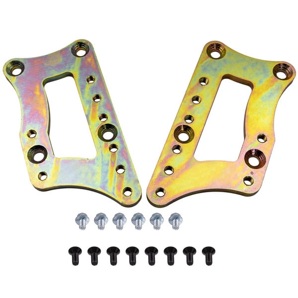 Fithood Adjustable Engine Motor Adapter Swap Plate Brackets for SBC to ...