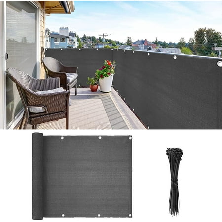 Balcony Privacy Screen Cover, 3ft *16.5ft Fence Privacy Screen Mesh ...