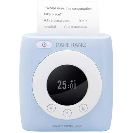 PAPERANG P2S Mini Thermal Printer Wireless, 300 DPI for Pictures/Photos ...