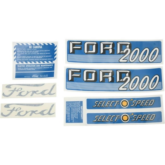 Ford Tractor Decals