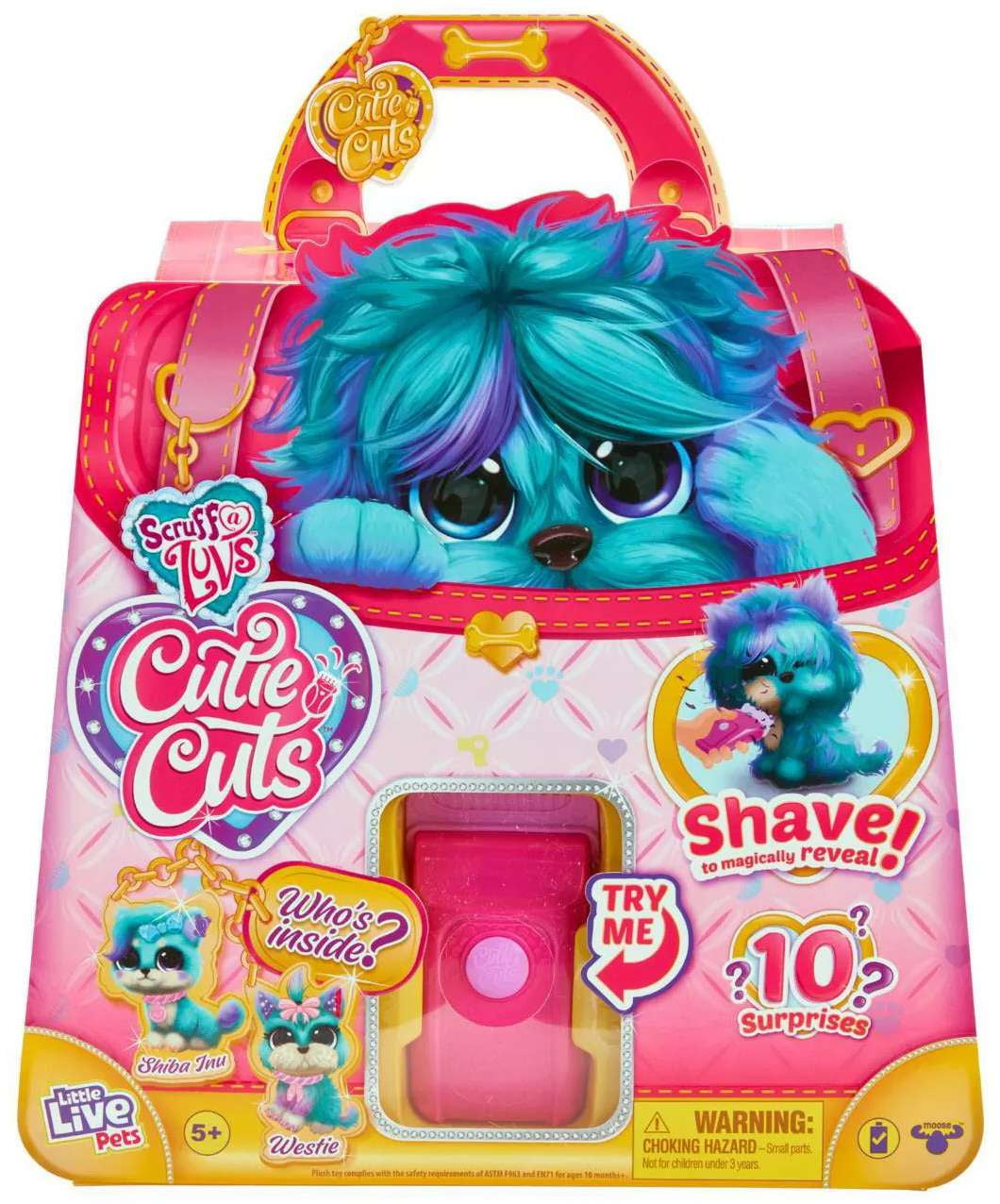 Little Live Pets Scruff-a-Luvs Cutie Cuts! Shave, Reveal And Style ...