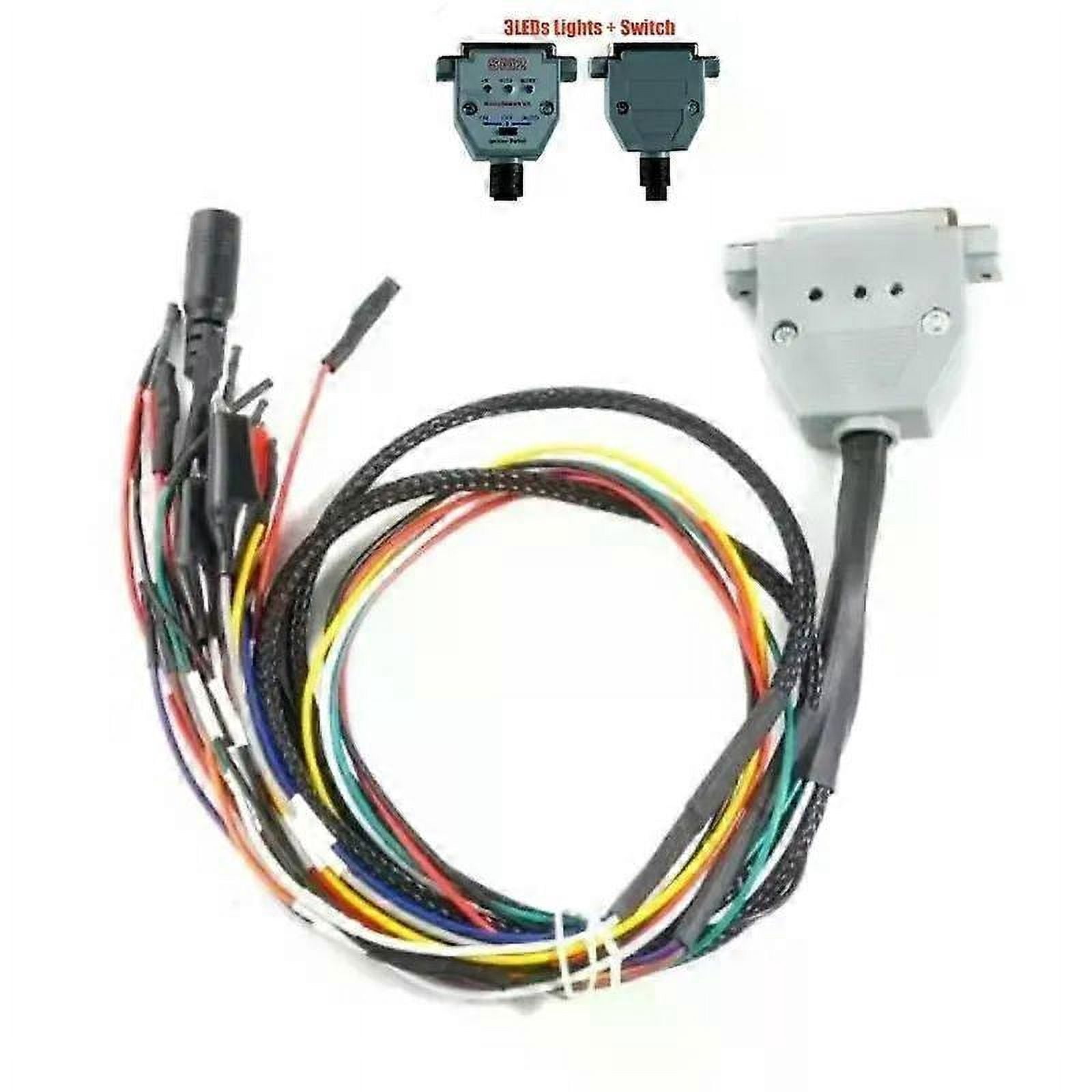 3 LED LIGHTS Boot Bench Cable DB25 ECU Bench Pinout Cable for PRO J2534 ...