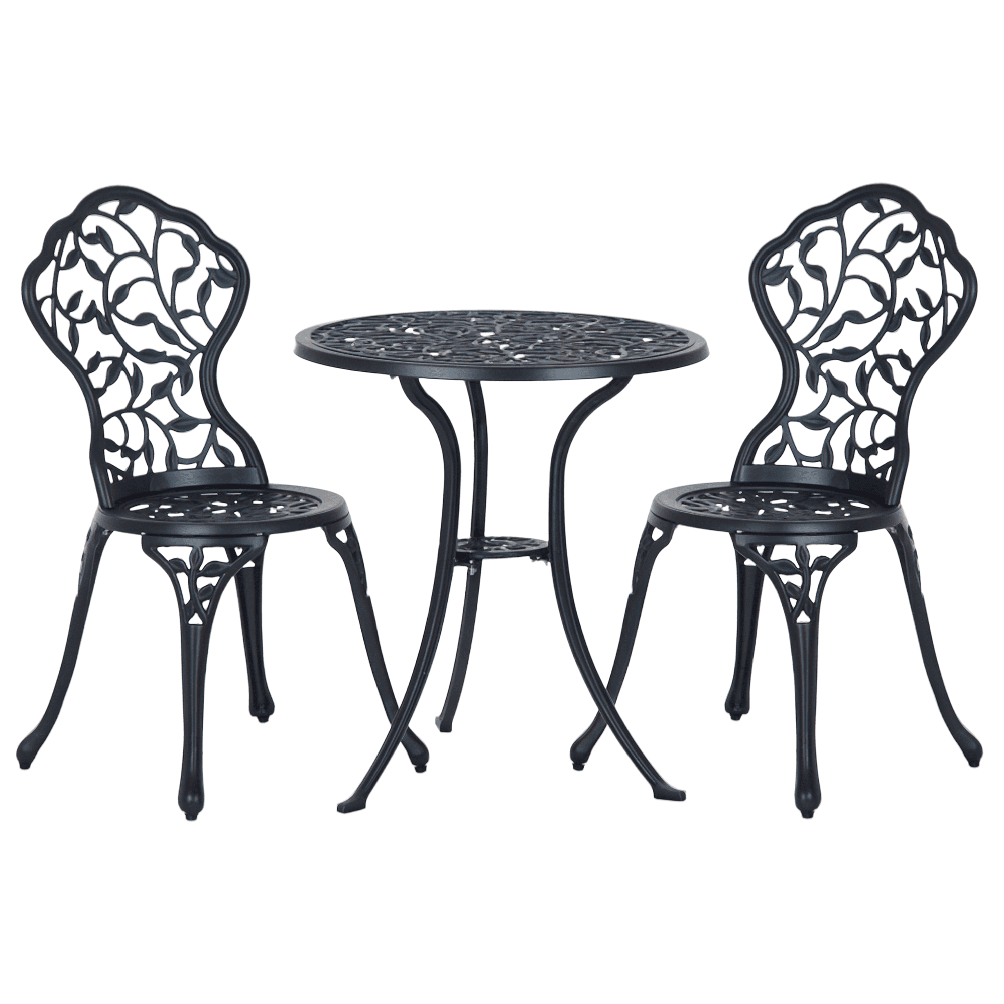 Click here for Outsunny 3pcs Patio Bistro Set Aluminum Table Chai... prices