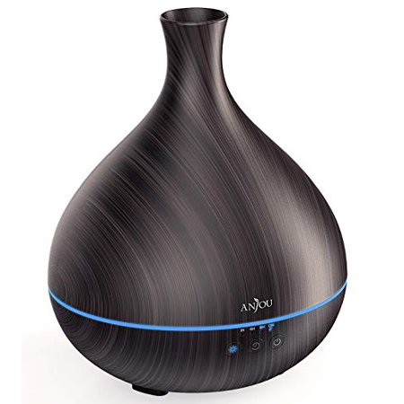 Essential Oil Diffuser,Anjou 500ml Cool Mist Humidifier,One Fill for ...