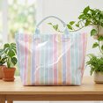 Btidfty Pvc Lightweight Canvas Handbag Large Capacity Portable Travel ...